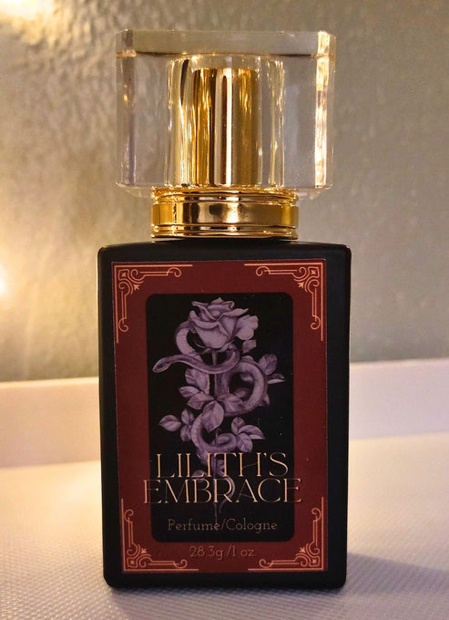 Lilith’s Embrace Perfume – Smoky Rose & Amber Scent for Empowered ...