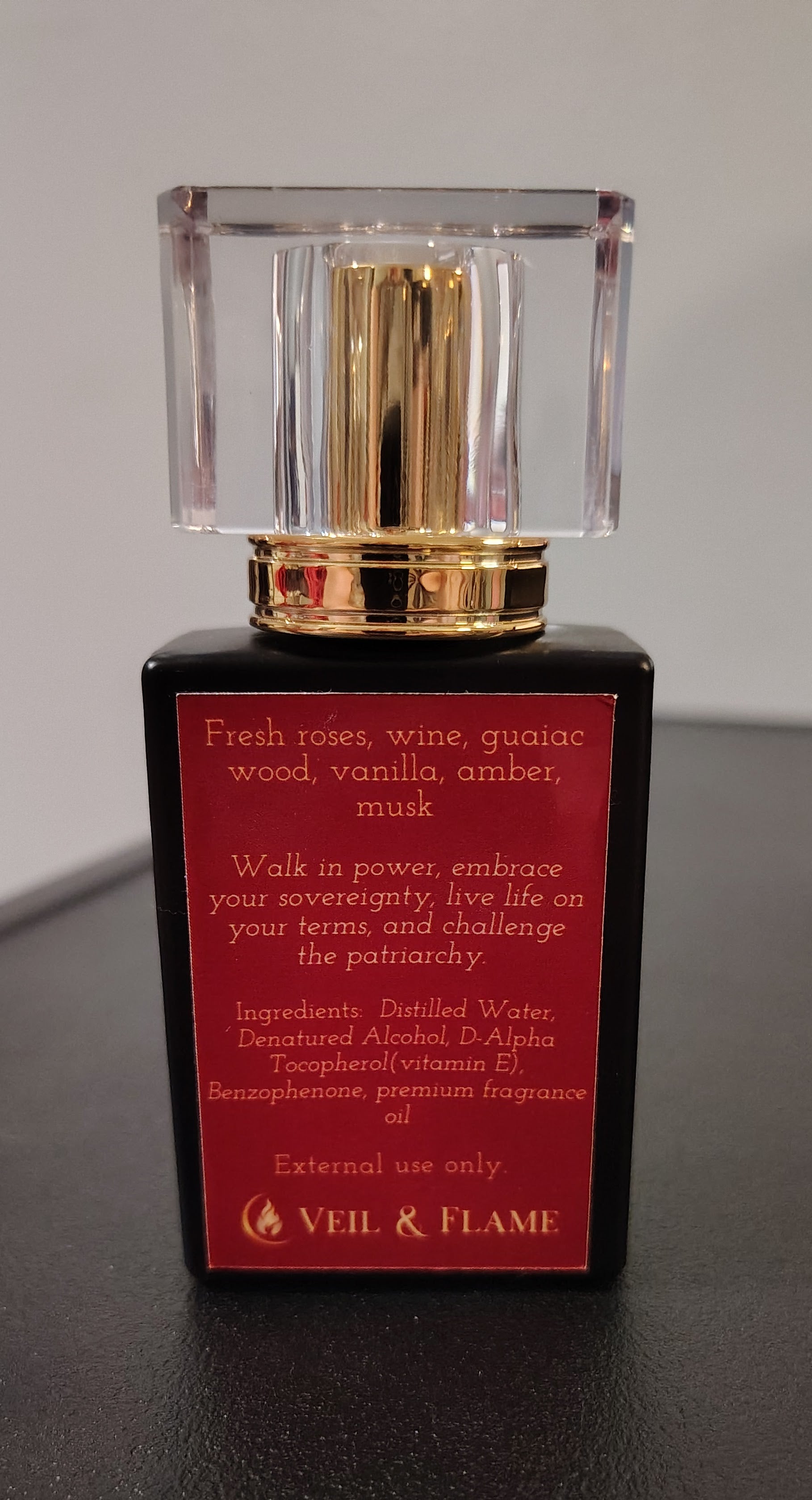 Lilith’s Embrace Perfume – Smoky Rose & Amber Scent for Empowered ...